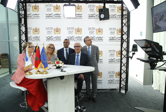 Inauguration of the ‘MediaBox’ in the Moroccan Parliament with the ...